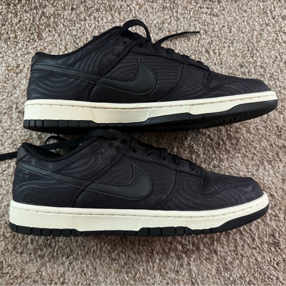 Nike | Shoes | Mens Nike Dunk Low Black Canvas Sneakers | Poshmark